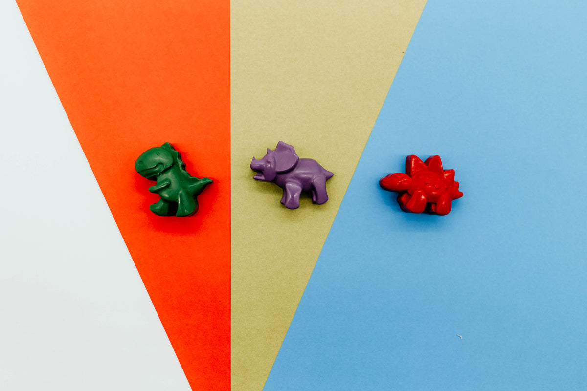 Cute Large Dino Friend Crayons – Squiggle and Play Crayons