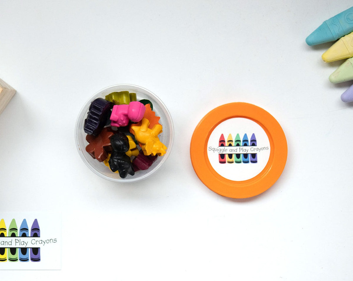 Dino Crayon Tubs – Squiggle and Play Crayons